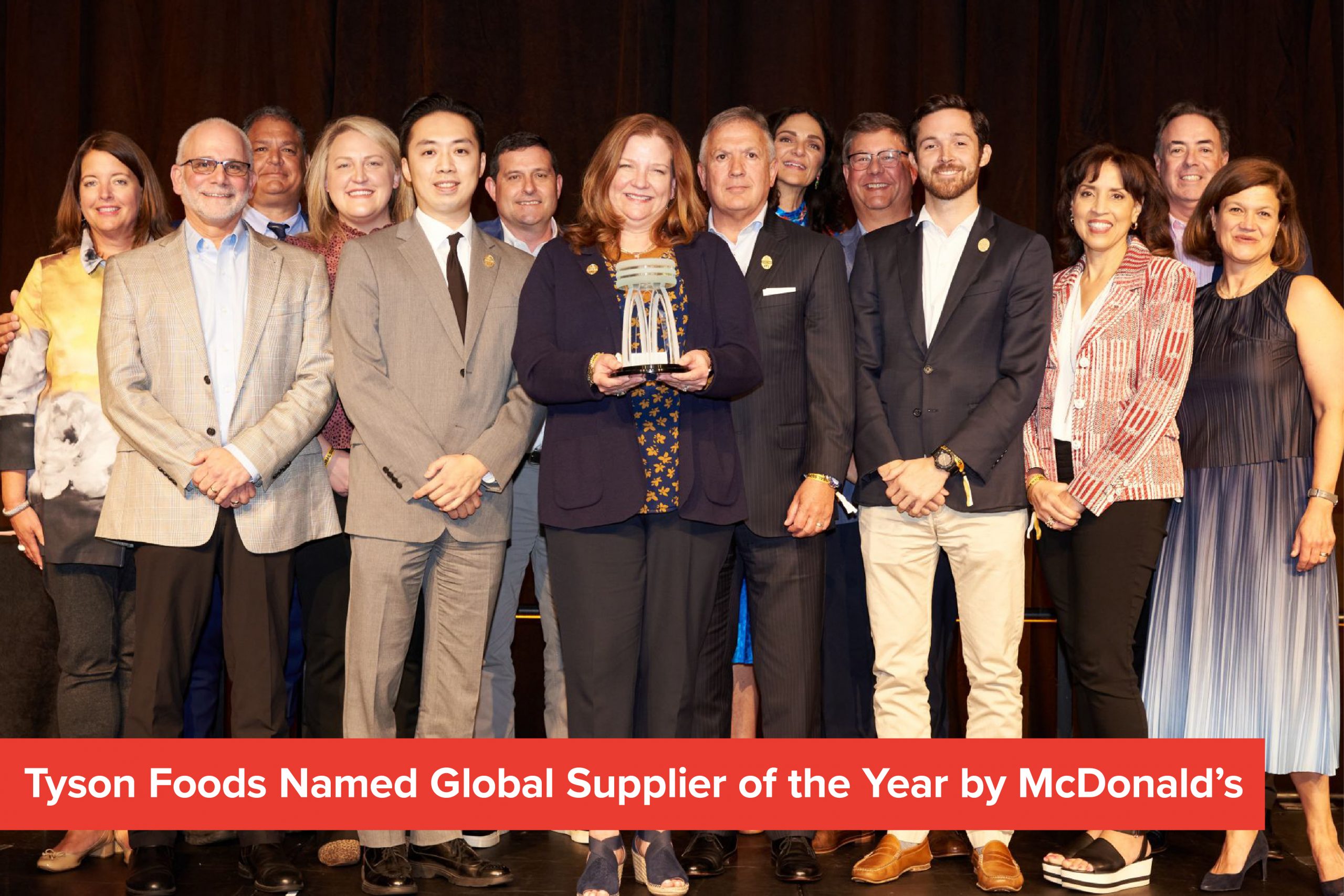 McDonald’s Names Tyson Foods, Global Supplier of the Year - Tyson Foods